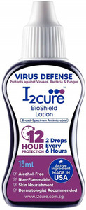 I2Cure Bioshield Antiseptic Lotion, Advanced Iodine Therapy to Protect ...