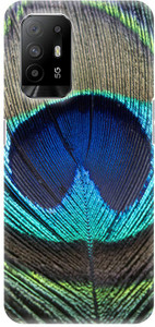 CASEMANTRA Back Cover for Oppo A94 5G, CPH2211 - Feather Print ...