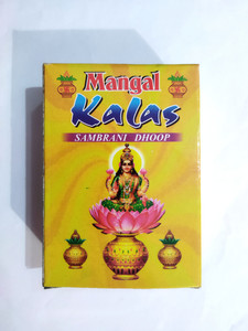 Mangal Kalas SAMBRANI DHOOP Super Quality Air Purifying Sambrani Dhup ...