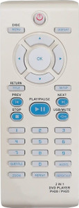 LipiWorld 2 in 1 PH20 / PH25 DVD Player Remote Control Compatible for ...