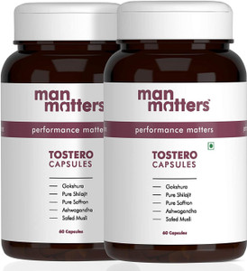 Man Matters Tostero Capsules | Testosterone Booster for Men (Pure ...