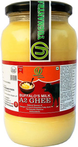 YUGMANTRA ORGANIC 100 % Pure Natural Desi Buffelo Ghee in Glass Bottle ...