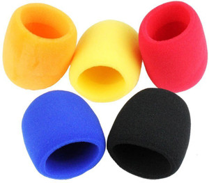 Mobiseries 5 Pack Foam Mic Cover Microphone Windscreen, multi color ...