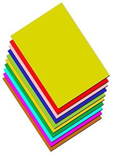Flipkart.com | Haimac Haimac A4 Color Paper Premium Neon Colors Pack of ...