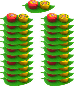 Epoojacart Thamboolam Set (21 pcs)- Fancy Leaf Thamboolam Combo Plastic ...