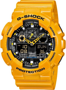 CASIO GA-100A-9ADR G-Shock ( GA-100A-9ADR ) Analog-Digital Watch - For ...