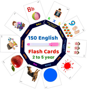 emozilaenterprise Learning and Educational Flash Cards for Kids 150 ...