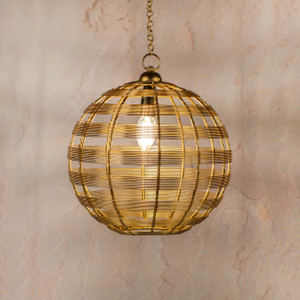Interior Handicraft Gold Plated Pendant Light Chandelier Jhoomer ...