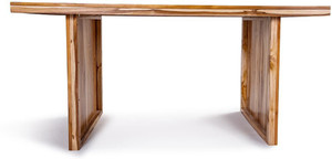 Wakefit Cinnamon Teak Solid Wood 4 Seater Dining Table Price in India ...