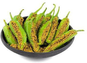Tastism Marwadi Delicious and Tangy Athana Mirichi Athana Mirchi Green ...