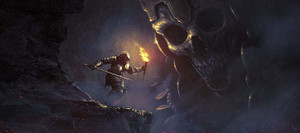 Digital Art Warrior Medieval Giant Matte Finish Poster Paper Print ...