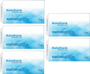 Ketofrank Medicated Soap for Anti-Fungal & Anti-Bacterial ( 75G * 5 ...