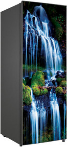 wallpics 160 cm Vastu Beautiful waterfalls Fridge Sticker skin Fully ...