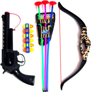Iconic Retail India Gun Toys for Boys With Bullets, Archery Bows and ...
