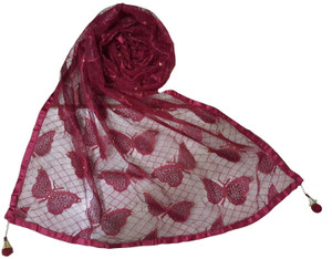 shakti Self Design Polyester Women Scarf - Buy shakti Self Design ...