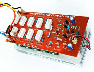 M V COLLECTION 500 WATT RMS 2SC5200 AMPLIFIER BOARD WITH HEAVY HEAT ...