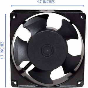 samest 220V/240V AC Power Cooling Axial Metal Fan for Networking Rack ...