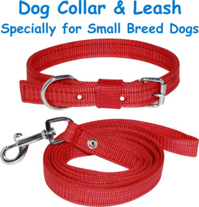 PEDIGONE 1inch Red Designer Dog Collar Belt, 1.5m-2m Lengthy Dog Collar ...