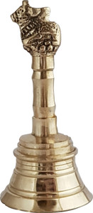 Divya Mantra Ghanti For Pooja Puja Brass Hand Bell Mandir Nandi Ghanta ...