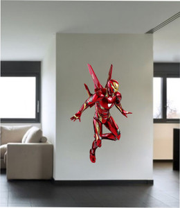 Decoration Stickers 68 cm Iron Man Wall Sticker to add life to your ...