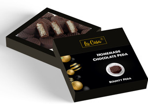 La Casa Homemade Chocolate Peda Sweet | Bounty Peda | Gift Pack For ...