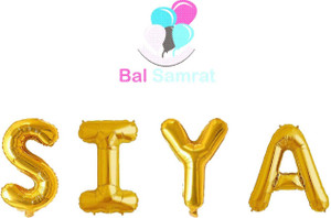 Flipkart.com | Bal samrat Solid "SIYA" Name Decoration Letter Gold Foil ...