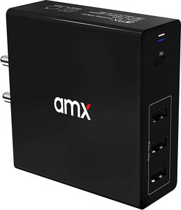 amx 45 W 12 A Multi-pin Wall Charger for Mobile with Detachable Cable ...
