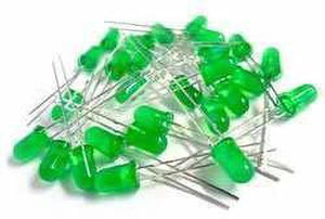 Grahikum 5MM Green LED Light Emitting Diode Highlight for Arduino (Pack ...