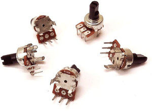 ERHIndia (Pack of 10 pcs) 100k Volume Control 3 pin Variable Resistor ...