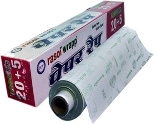 RASOI WRAPP NON-STICK FOOD WRAP PAPER/BUTTER PAPER/PARCHMENT/ROTI WRAP ...