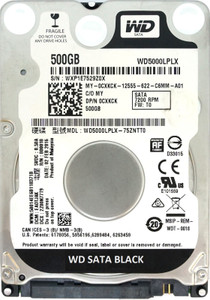 WD Sata High Performance 7200 RPM 500 GB Laptop Silver SATA Internal ...