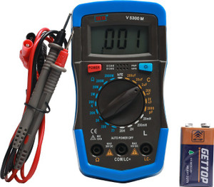 VAR TECH LCR Multimeter V 5300 M with Backlight Digital Multimeter ...