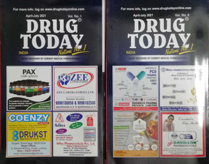 Drug Today India April-July 2021 Vol.1 & 2 Nations No.1 (Ready Reckoner ...