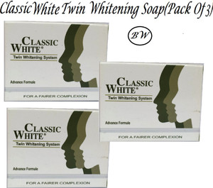Classic White Soap For Fresh Feeling and Whitening Skin(pack of 3 ...