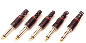 ERHIndia (Pack of 5 pc) 6.3mm Stereo Male Pin Mic Pin Connector for ...