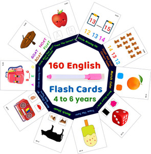Lalan All in One Flash Cards for Kids Alphabets, Numbers & 300 ...
