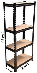 ARRAY Adjustable Boltless Rack Easy to assemble MDF Boards 4 shelves ...