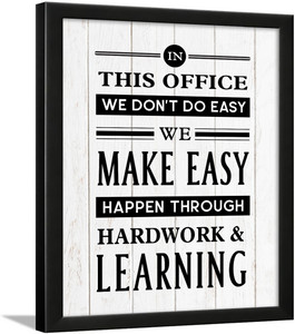 Office Quotes Frames - Motivational Quotes Wall Frames for Office ...