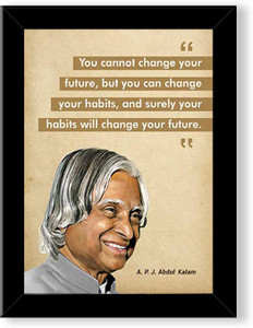 APJ Abdul Kalam Motivational Quotes Wall Frame | APJ Abdul Kalam Wall ...