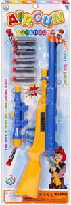 The Mechanic Soft plastic bullet shooting gun 45 cm long with 6 plastic ...