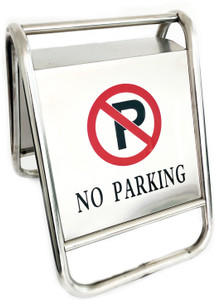 DARIT NO PARKING STAINLESS STEEL A FRAME SIGN BOARD Emergency Sign ...