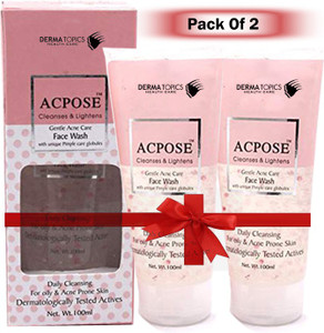 DERMA TOPICS HEALTH CARE Acpose Acne Care Face wash for Oily-Acne Prone ...