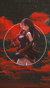 Anime Girls Anime Picture In Picture Akame Ga Kill Akame Matte Finish ...