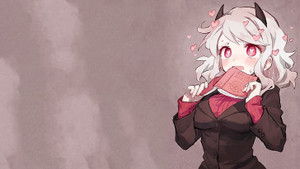 Anime Girls Helltaker Modeus Helltaker Sweater Matte Finish Poster ...