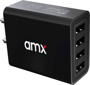 amx 25 W 5 A Multiport Mobile Charger with Detachable Cable - amx ...