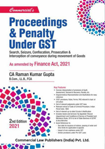 Proceedings & Penalty Under GST – 2nd Edition 2021: Buy Proceedings ...