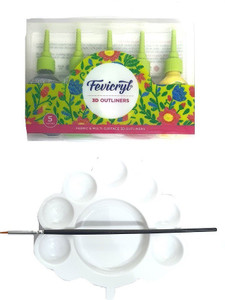 Flipkart.com | Fevicryl 3D OUTLINER PAINT SET FOR FABRIC & MULTI ...