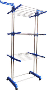 HomeMate Steel Floor Cloth Dryer Stand HM08 Price in India - Buy ...
