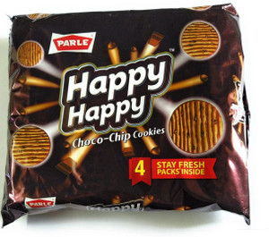 PARLE Happy Happy Choco-Chips Cookies (Pack of 2) Cookies Biscuit Price ...