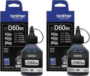 brother 60BK Black - Twin Pack Ink Bottle - brother : Flipkart.com